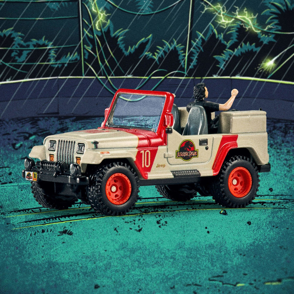 Jurassic park jeep diecast store