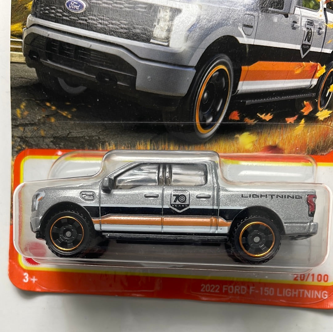 Matchbox 1/64 2022 Ford F-150 Lightning Silver - Damaged Card – Flipn ...