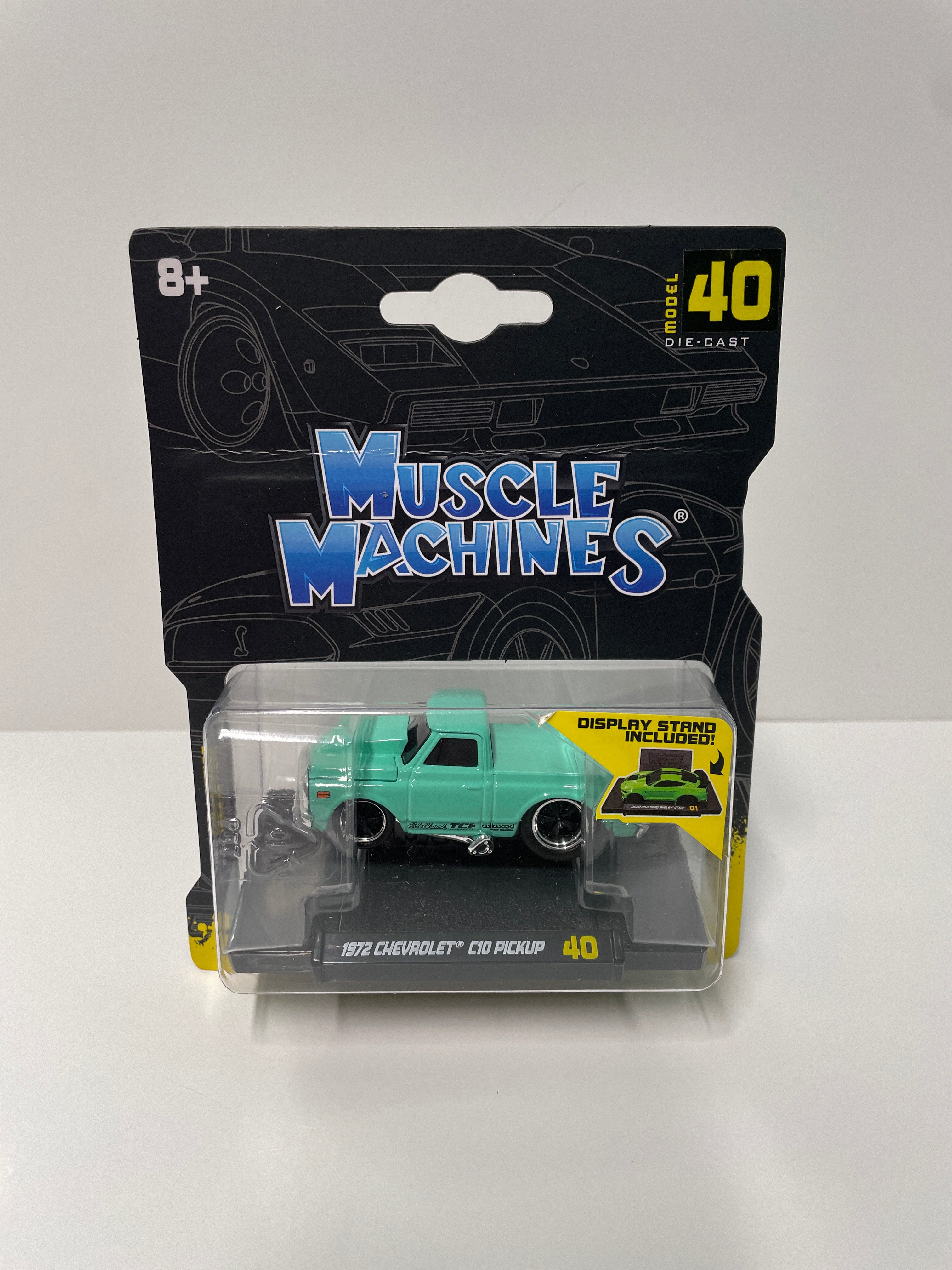 Maisto Muscle Machines 1/64 1972 Chevrolet C10 Pickup Turquoise - Dama ...