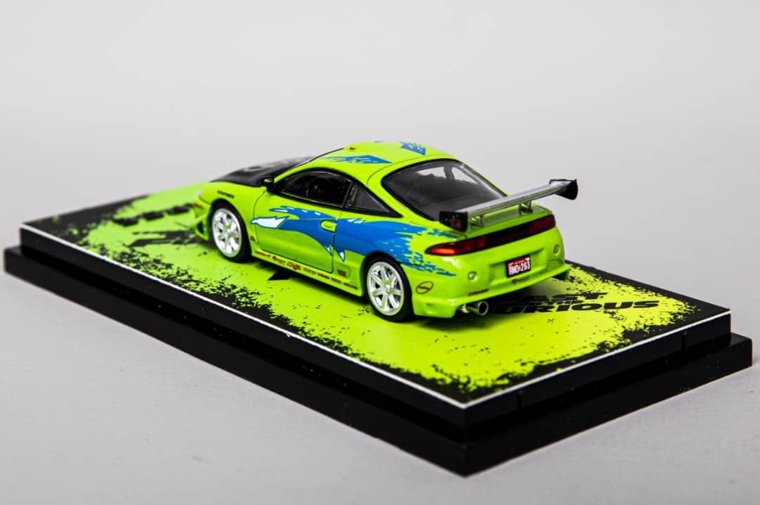 Transcend Model 1/64 The Fast & Furious Mitsubishi Eclipse Green ...