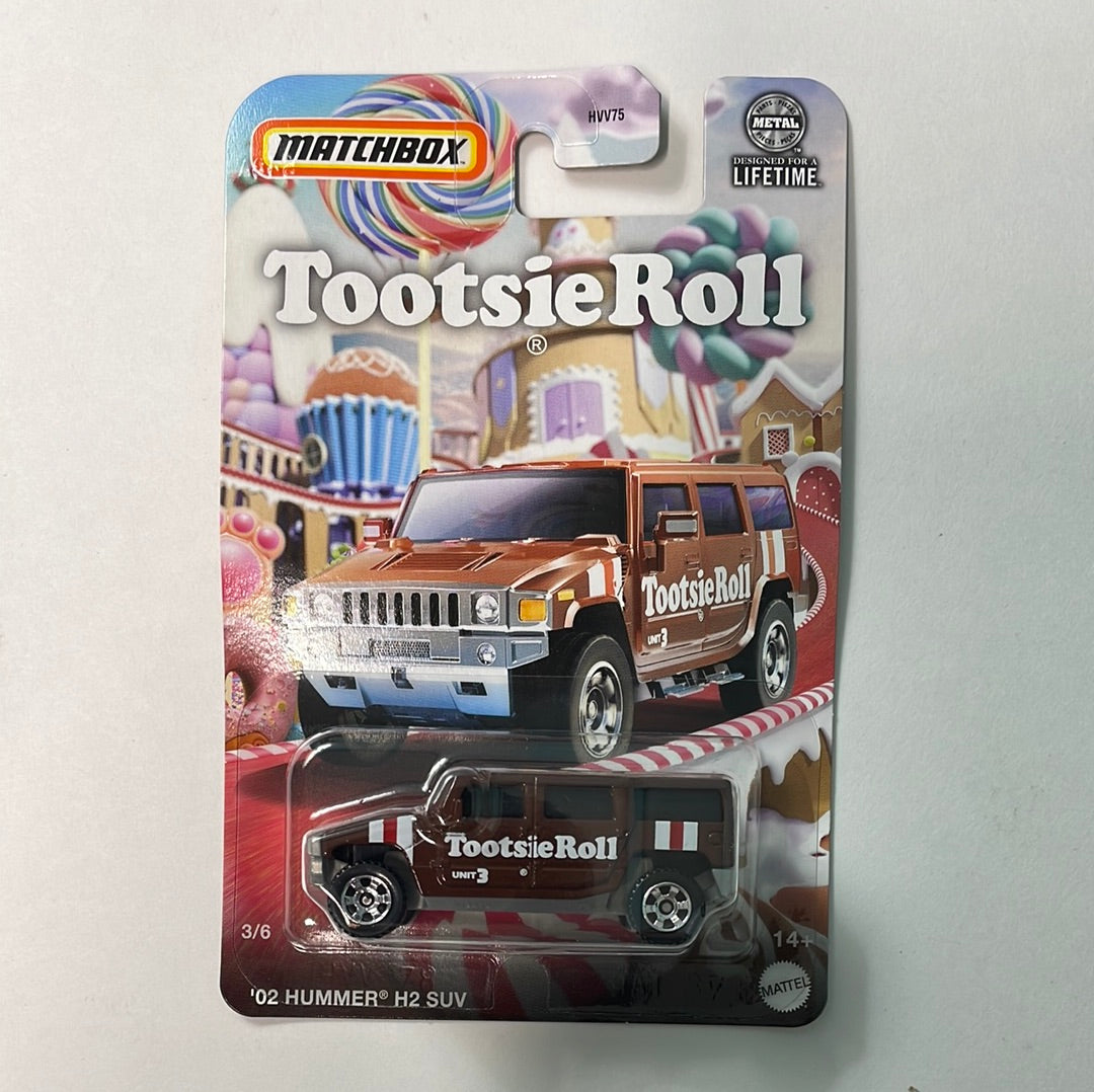 Matchbox 1/64 Candy Series ‘02 Hummer H2 SUV Brown - Tootsie Roll ...