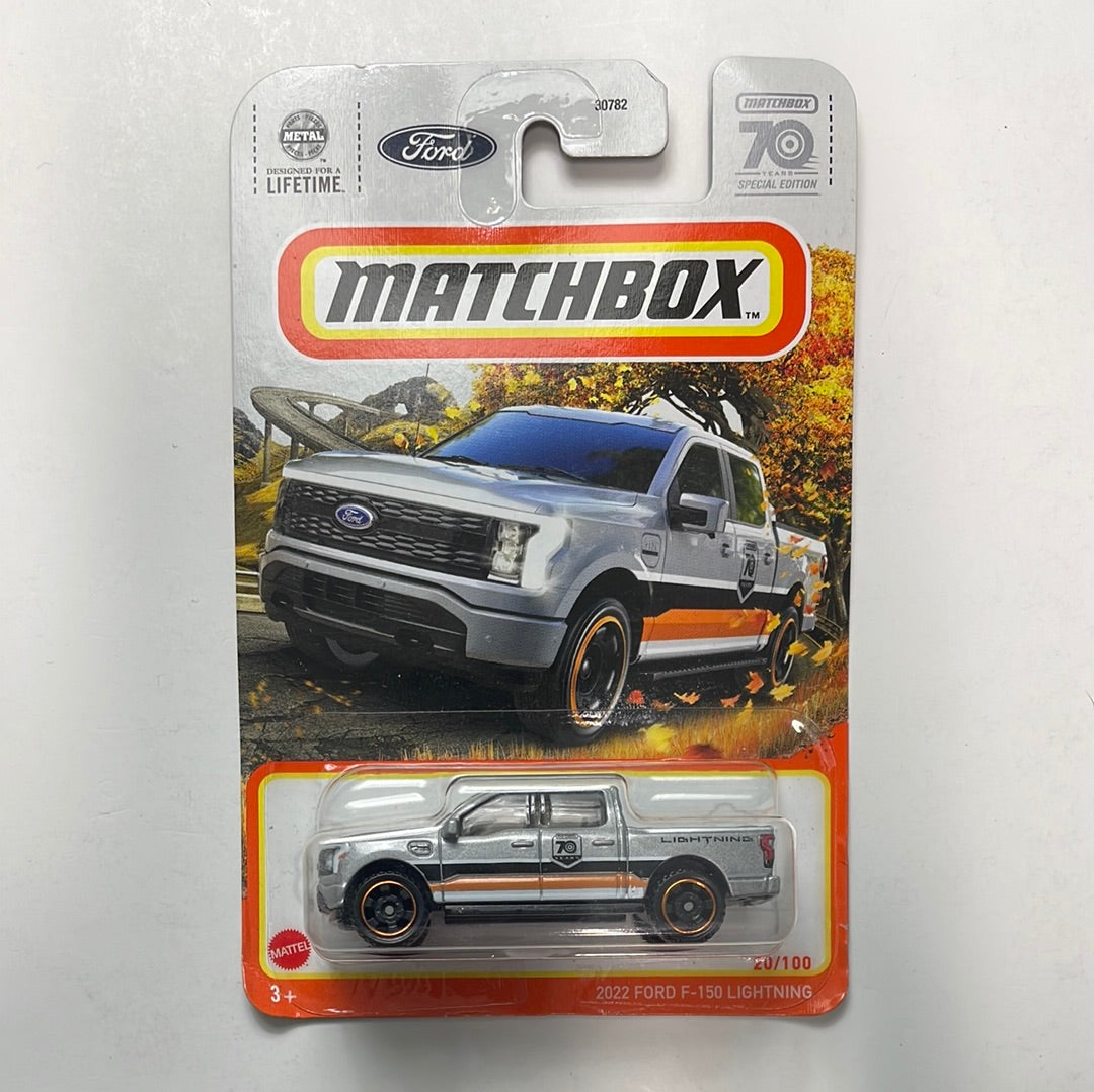 Matchbox 1/64 2022 Ford F-150 Lightning Silver - Damaged Card – Flipn ...