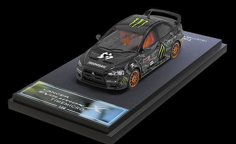 Time Micro 1/64 Mitsubishi Lancer Evolution X Hoonigan Black – Flipn ...