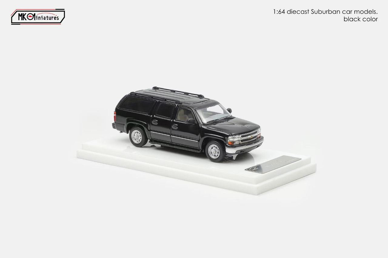 MK Miniatures 1/64 Chevrolet Suburban Black – Flipn Diecast