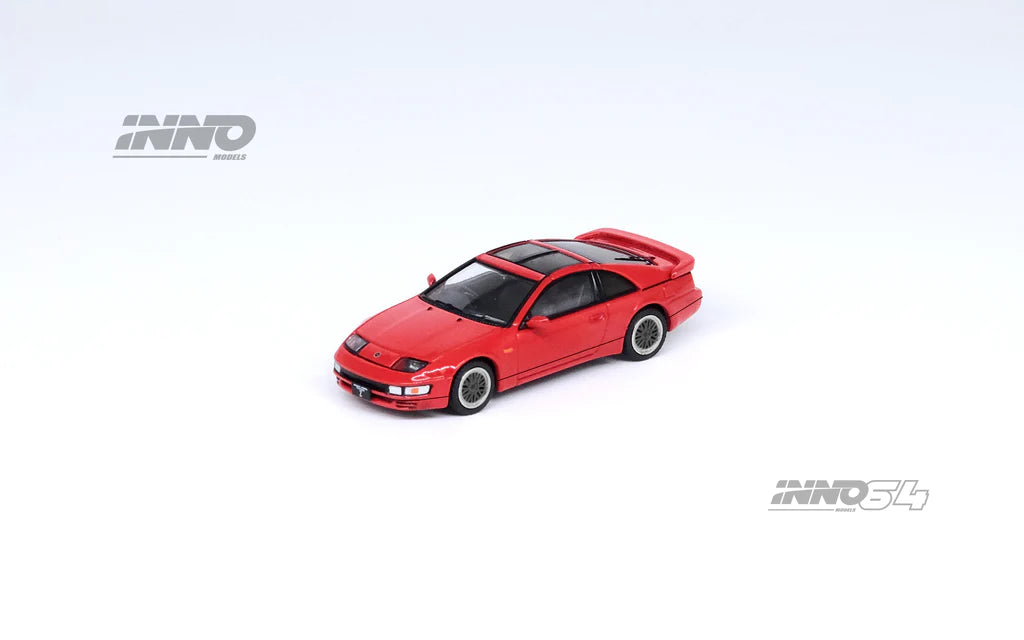 Inno64 1/64 Nissan Fairlady Z 300ZX (Z32) Aztec Red w/ Extra Wheels ...