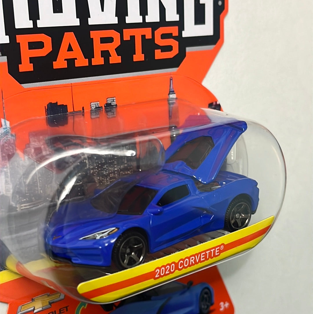 Matchbox Moving Parts 2020 Chevrolet Corvette C8 Blue – Flipn Diecast